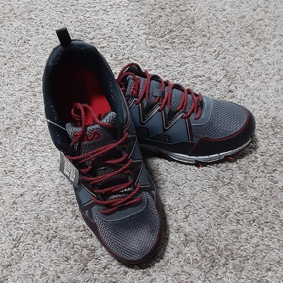 Fila | Shoes | Mens Fila All Terrain Black Red Gray Peake 23 ...